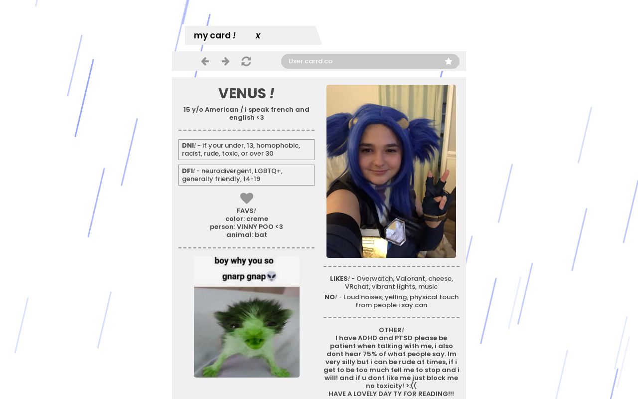 Venussy card